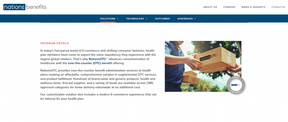 Nations Benefits OTC Catalog