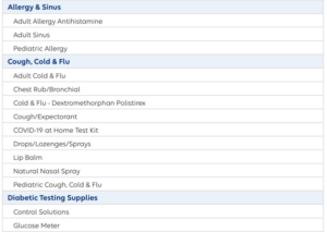 Nations Benefits OTC Catalog 2025